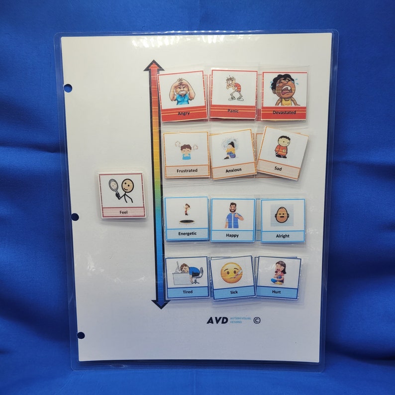 Autism Therapy PECS Pages (feelings & Supplies) (DIGITAL DOWNLOAD ...