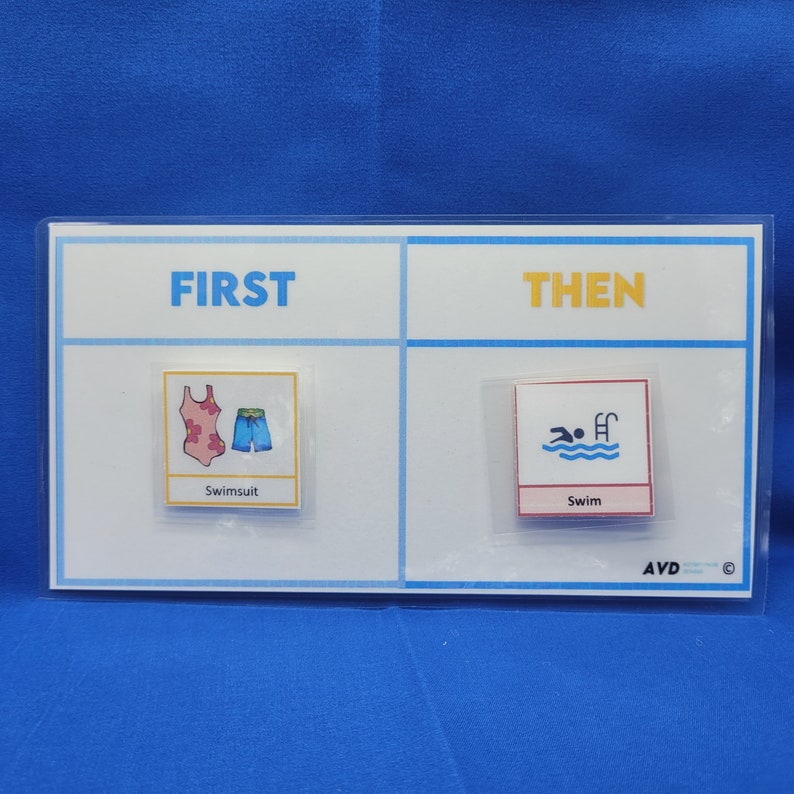 Autism First/then Board (DIGITAL DOWNLOAD) | Visual Contingency Board ...