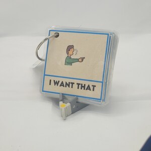 Autism Visual Picture Communication Keyring Cards (36 Images) | Digital ...