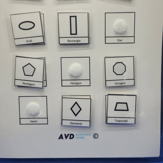 Autism PECS Pages colors & Shapes DIGITAL DOWNLOAD - Etsy