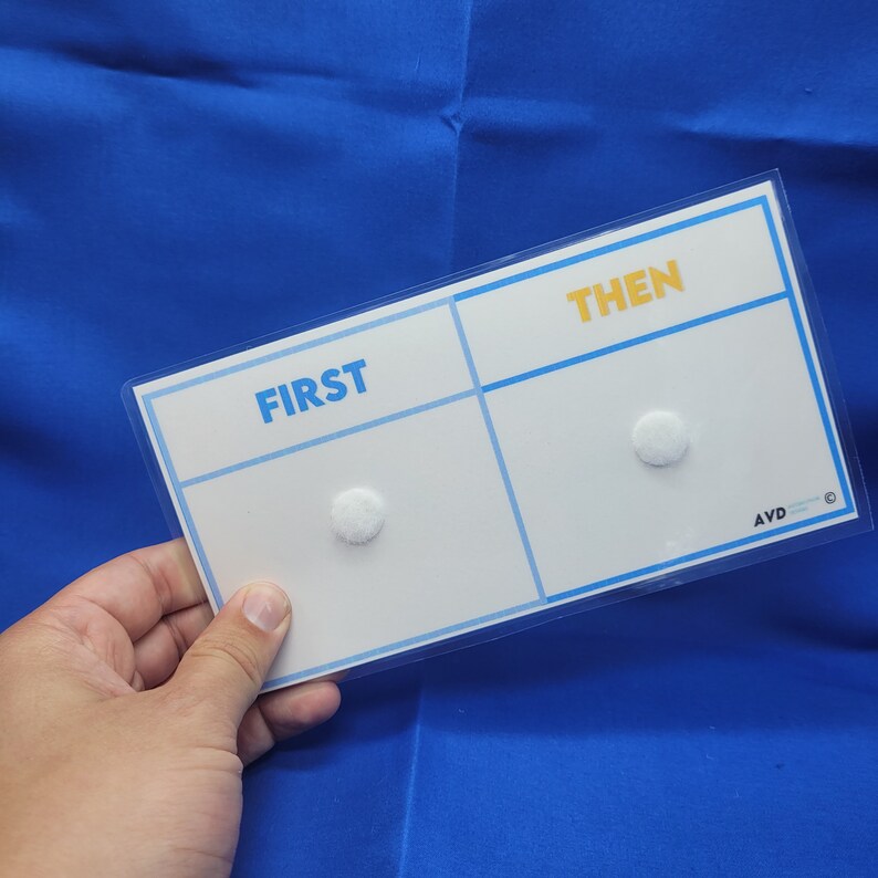 Autism First/then Board (DIGITAL DOWNLOAD) | Visual Contingency Board ...
