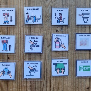 Autism Bathroom Routine Digital Download PEC Board Potty Routine ...