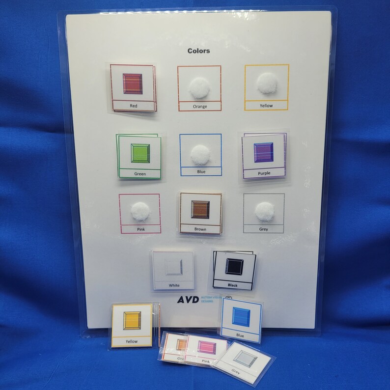 Autism PECS Pages (colors & Shapes) (DIGITAL DOWNLOAD) | Non-verbal ...