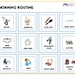 Autism Morning Routine: Task Analysis DIGITAL DOWNLOAD | Developmental ...