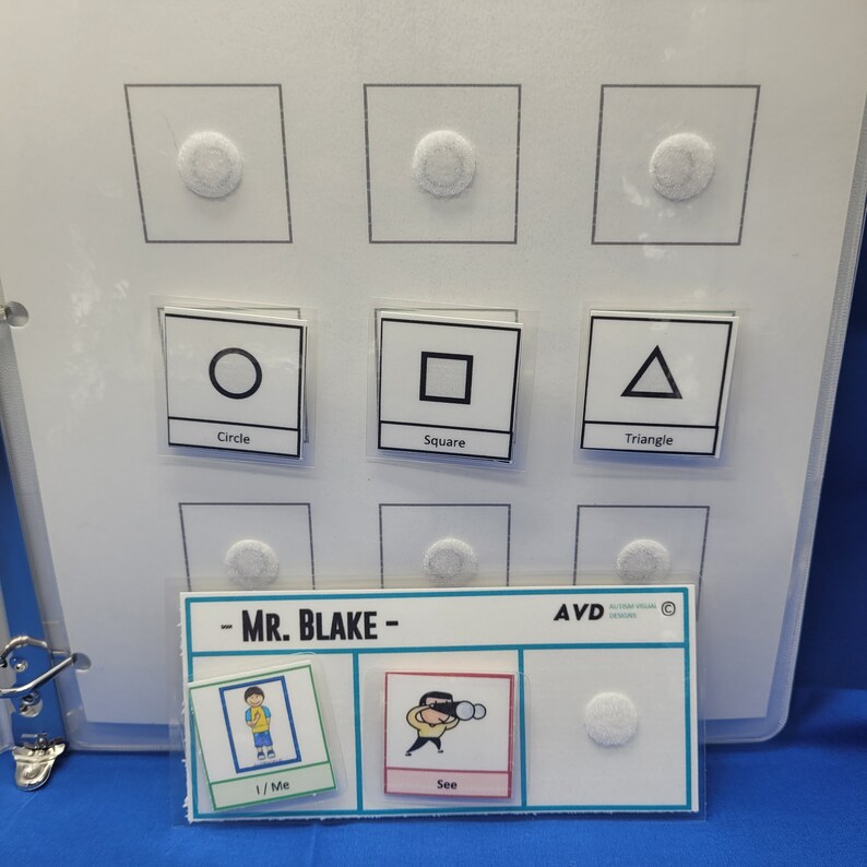 Autism PECS Pages (colors & Shapes) (DIGITAL DOWNLOAD) | Non-verbal ...
