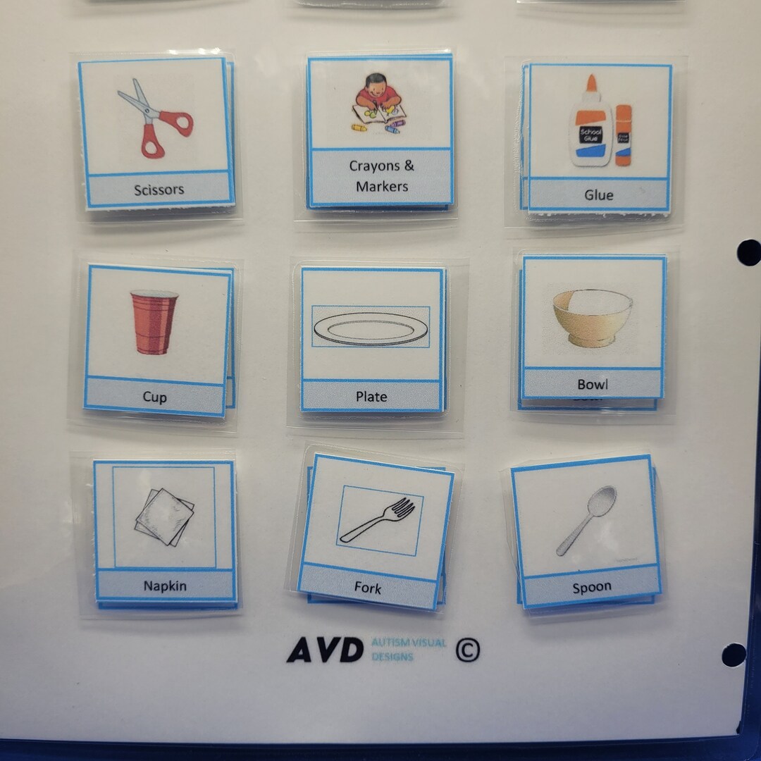 Autism Therapy PECS Pages (feelings & Supplies) (DIGITAL DOWNLOAD ...