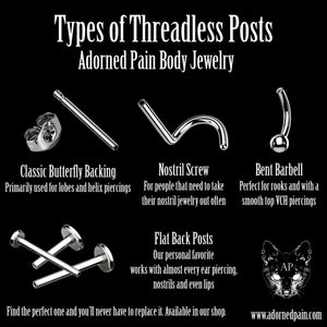 Spider Web Titanium Threadless Push Pin Top: Single Top That Fits Any ...