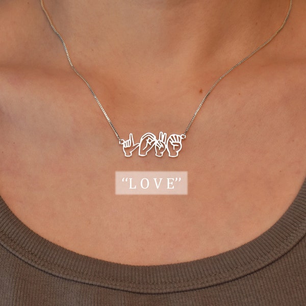 Sign Language Jewelry - Etsy