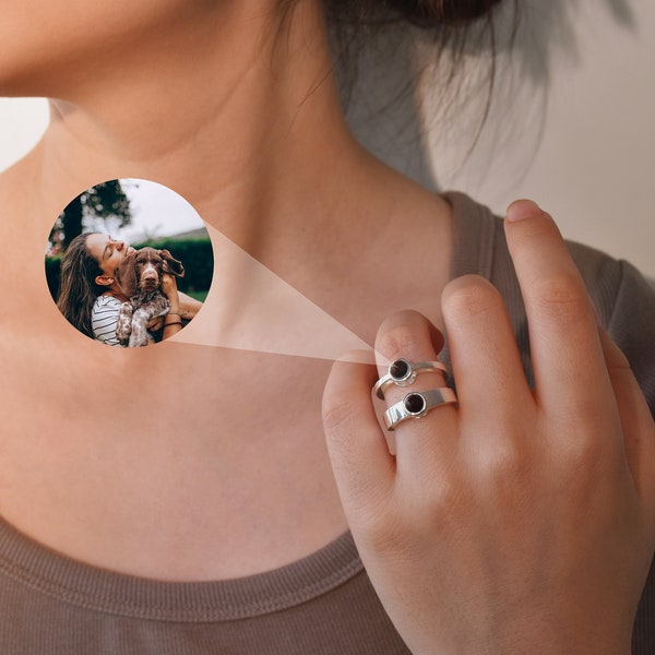 Custom Photo Ring - Etsy