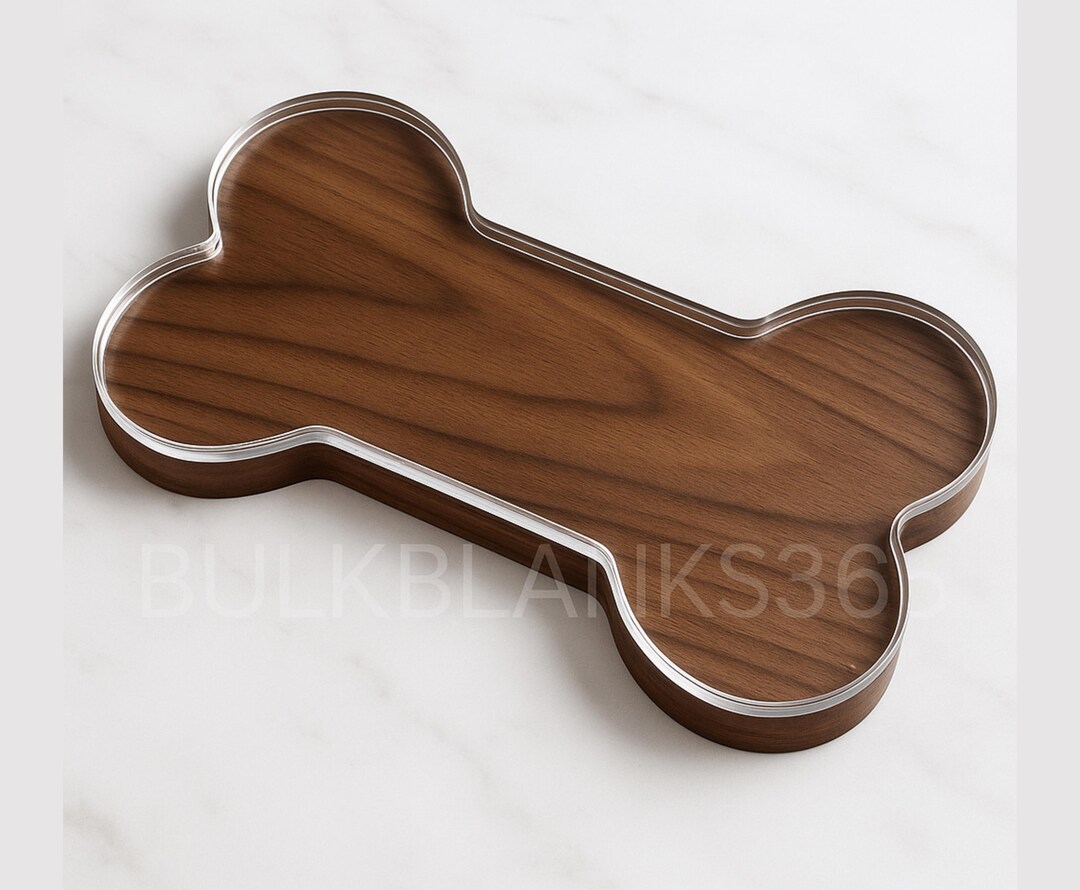 Dog Bone Cutting Board Template – 1/4” Clear Acrylic Router Guide for ...
