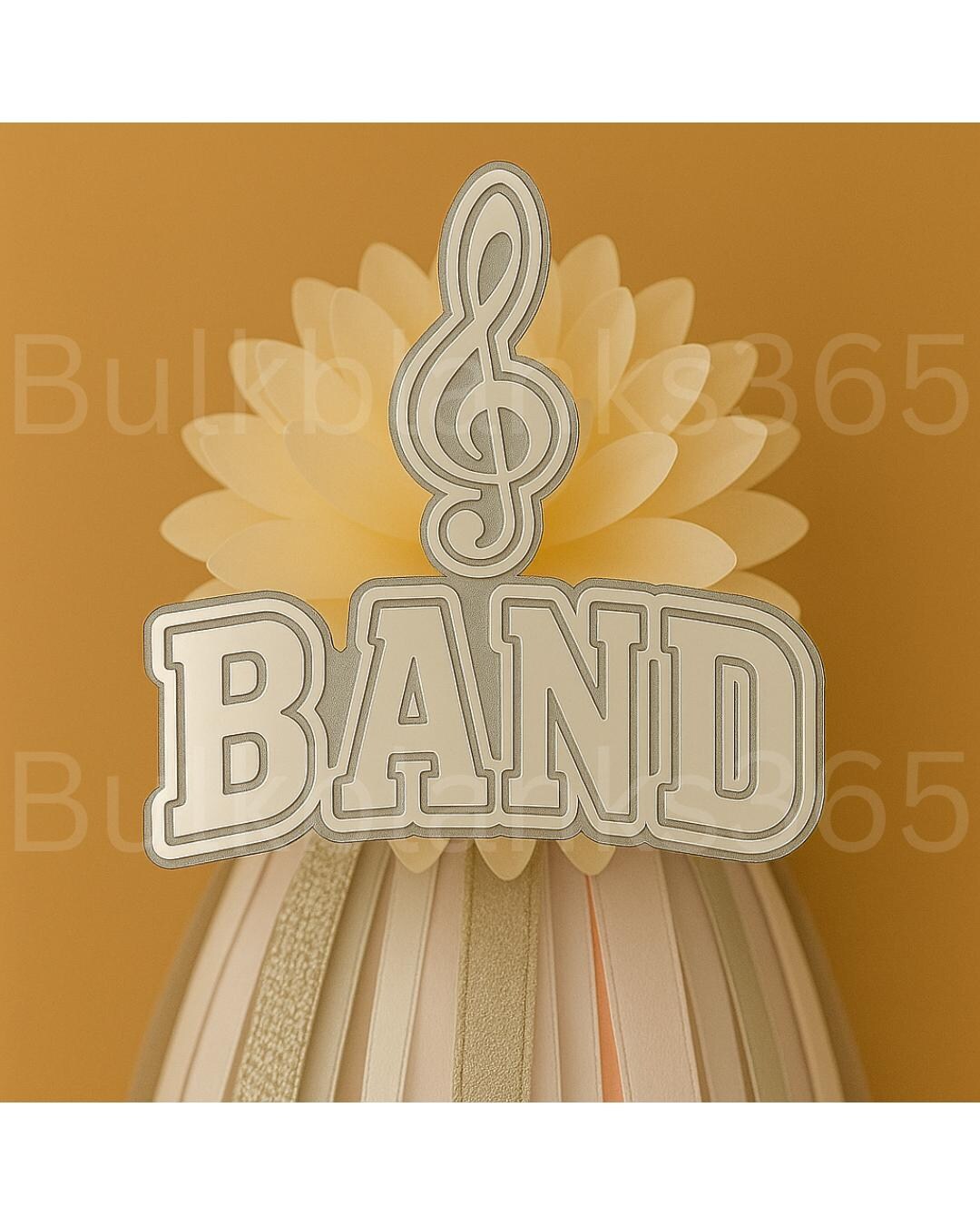 Band Mum Trinket | Mirror Acrylic Marching Band Charm With Treble Clef ...
