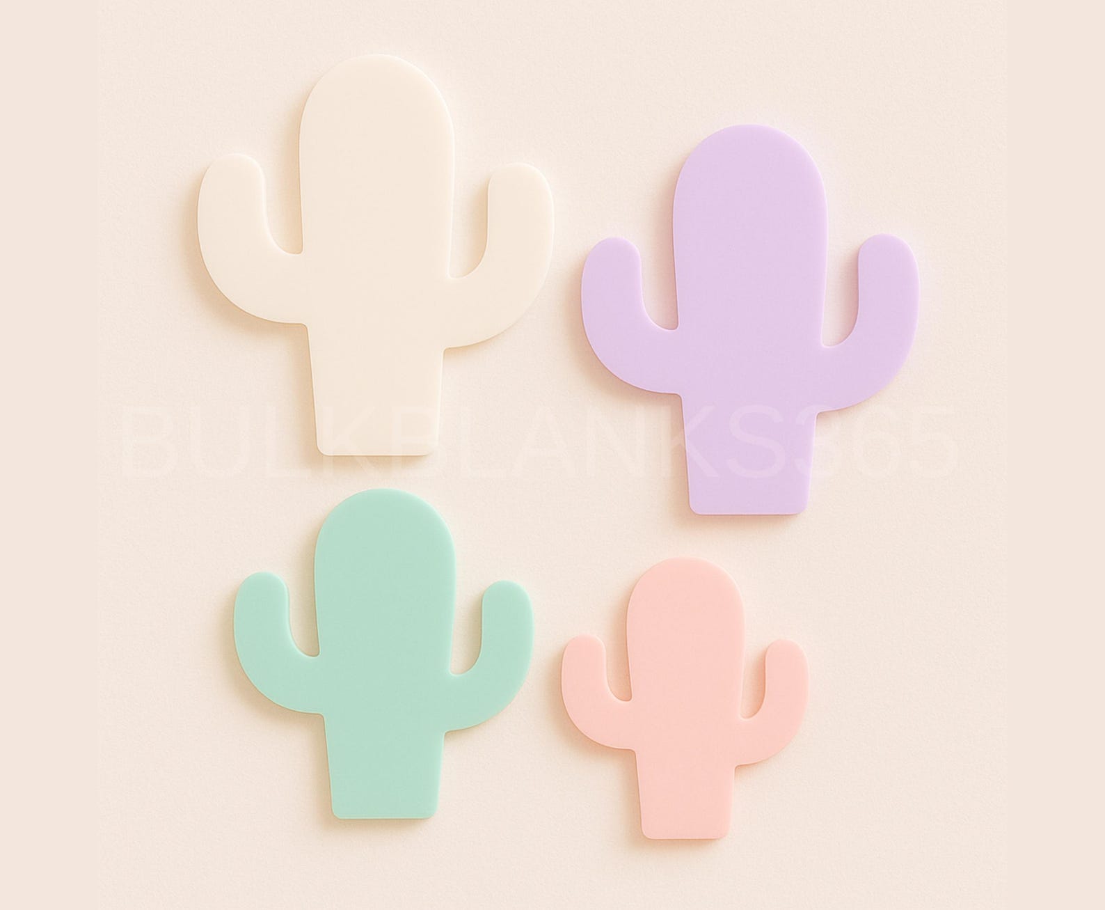 Pastel Cactus Acrylic Blanks – DIY Party Décor & Craft Supplies ...