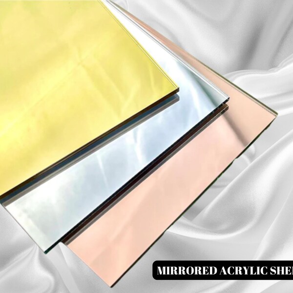 Acrylic Gold Mirror Sheets - Etsy