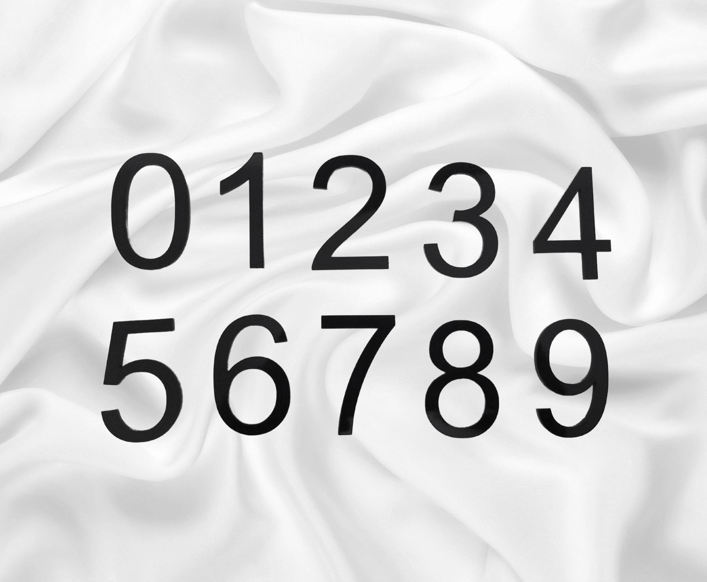 Blank Numbers- Acrylic Numbers - Numbers for Crafts - Business Sign ...