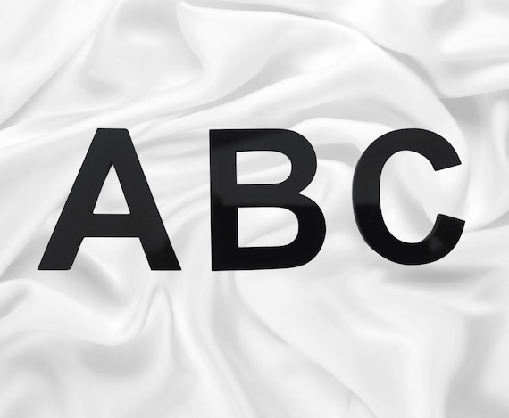 Blank Letters Acrylic Letters Letters for Crafts - Etsy