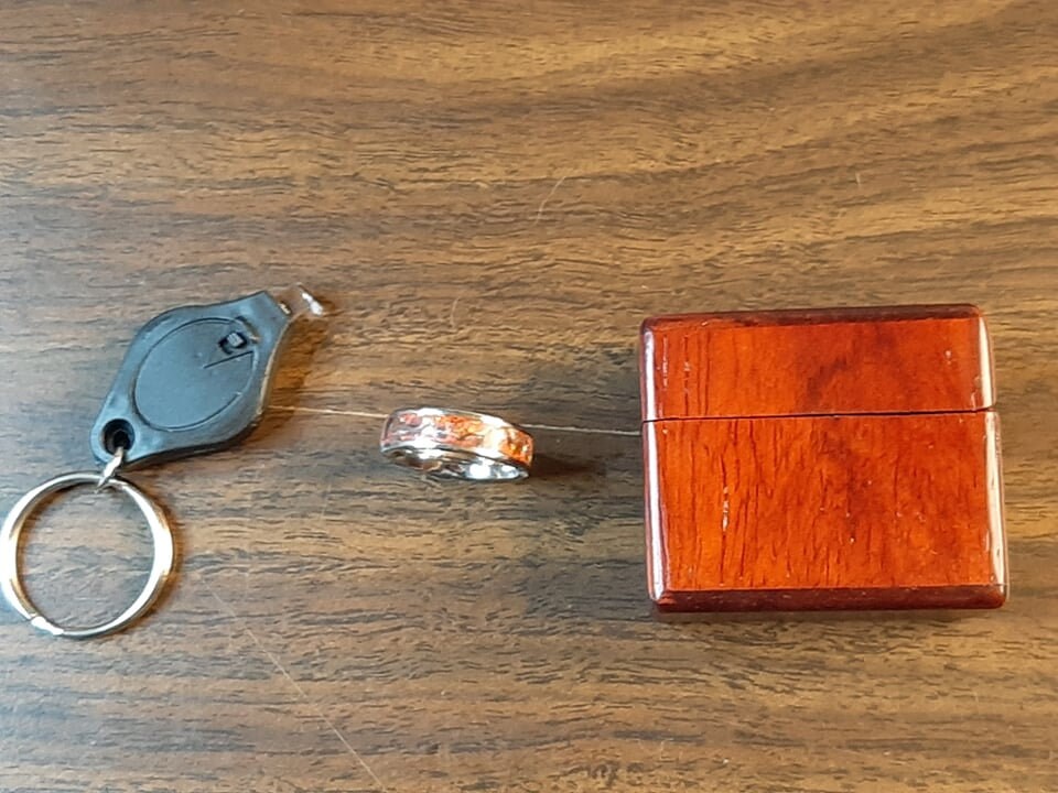 Titanium Glow Ring Meteorite, 24kt Gold, Bello Opal, Lapis Lazuli Inlay Custom Made With Any ...