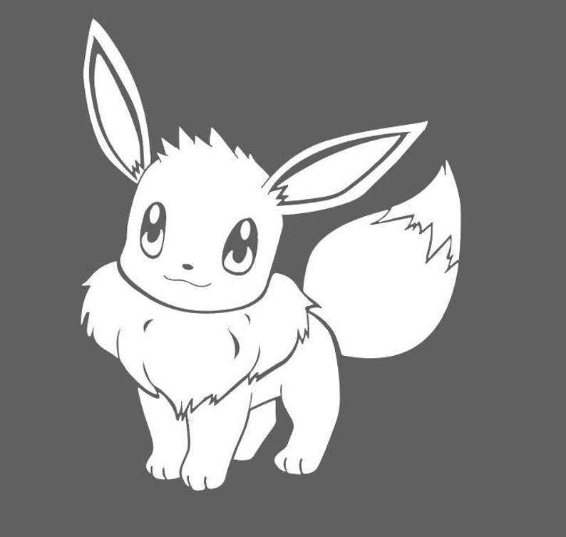 Eevee Inspired SVG and PNG Files - Etsy