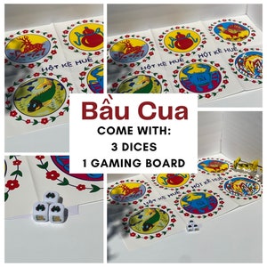 Bau Cua Game: Traditional Vietnamese Animal Game - Etsy