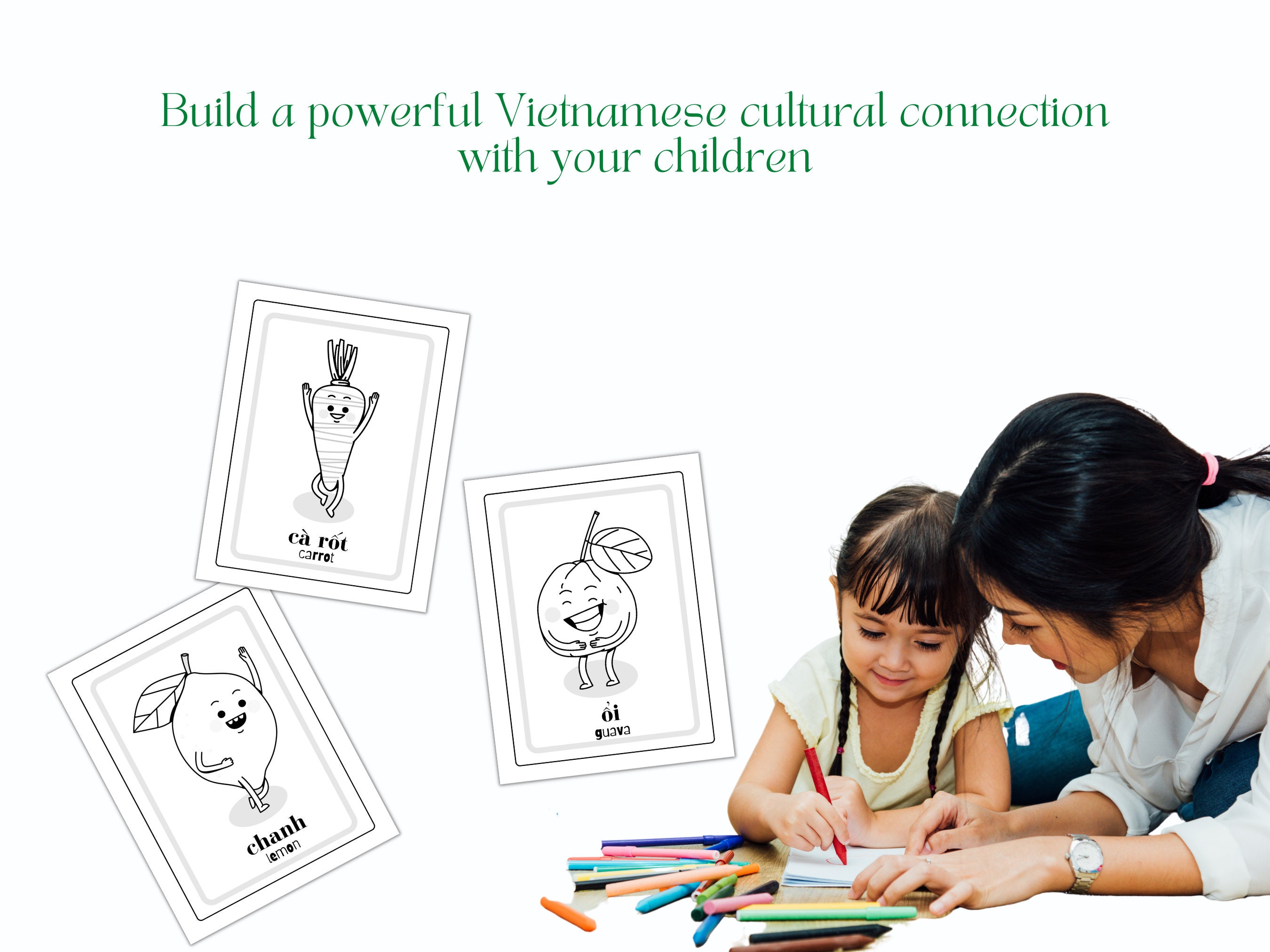 The World of Vietnamese-english Fruits: Bilingual Coloring Magic for ...