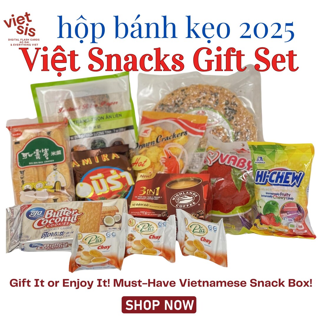 Authentic Vietnamese Snack Box – Banh Trang Tron, Vietnamese Coffee ...