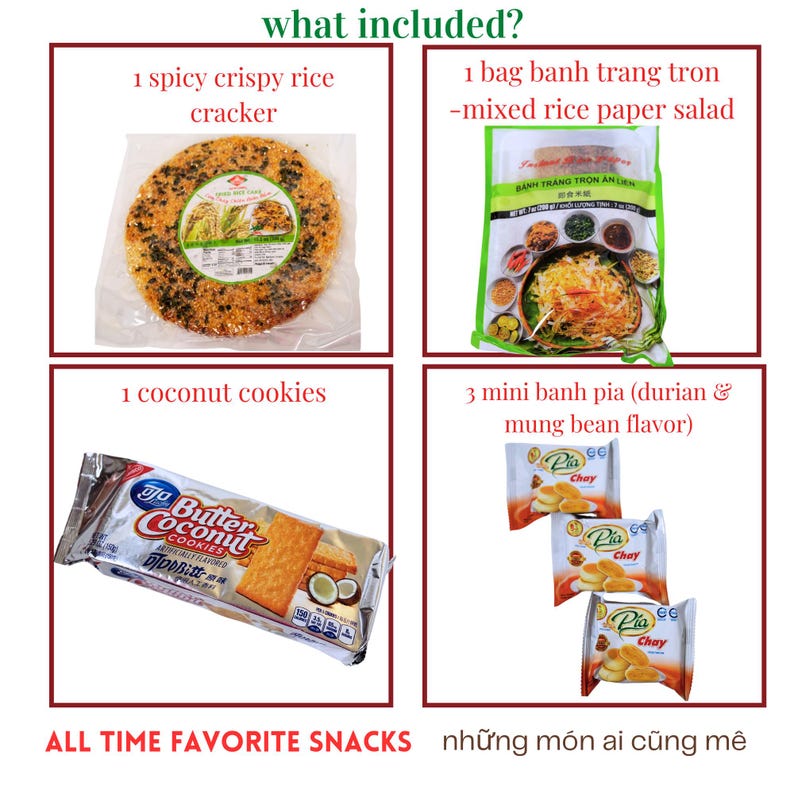 Authentic Vietnamese Snack Box – Coffee, Sweets & Treats - Etsy