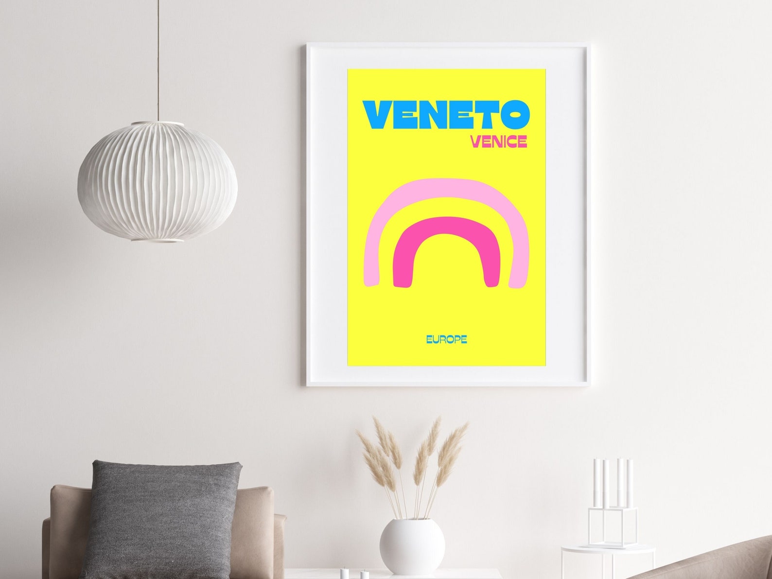 Retro Travel Print, VENETO Wall Art, Venice Wall Art, DIGITAL DOWNLOAD ...