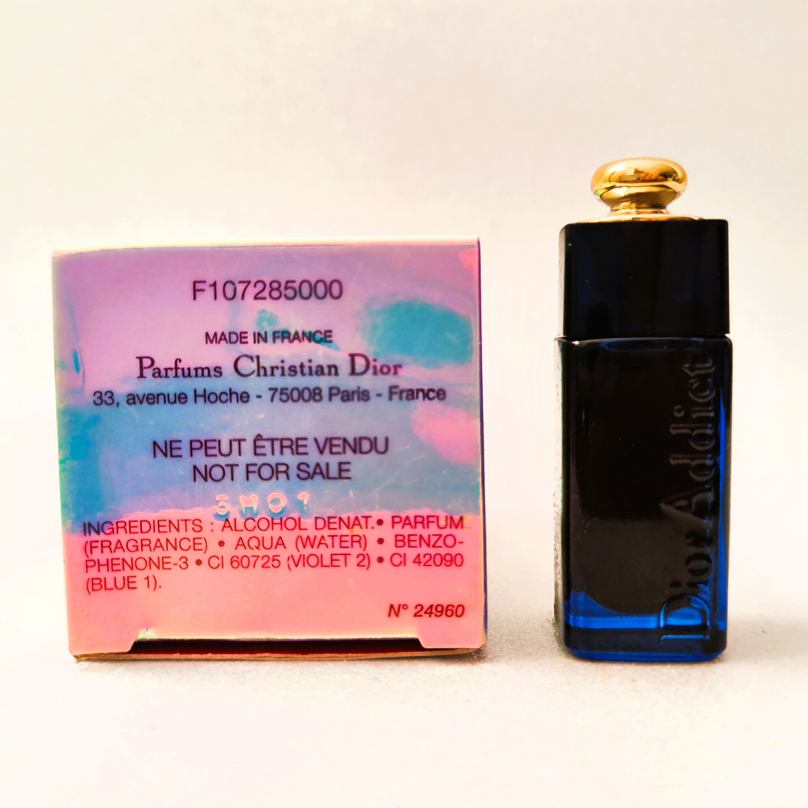 Dior Addict Eau De Parfum EDP 5 Ml Box .17 Fl Oz Vintage Perfume ...