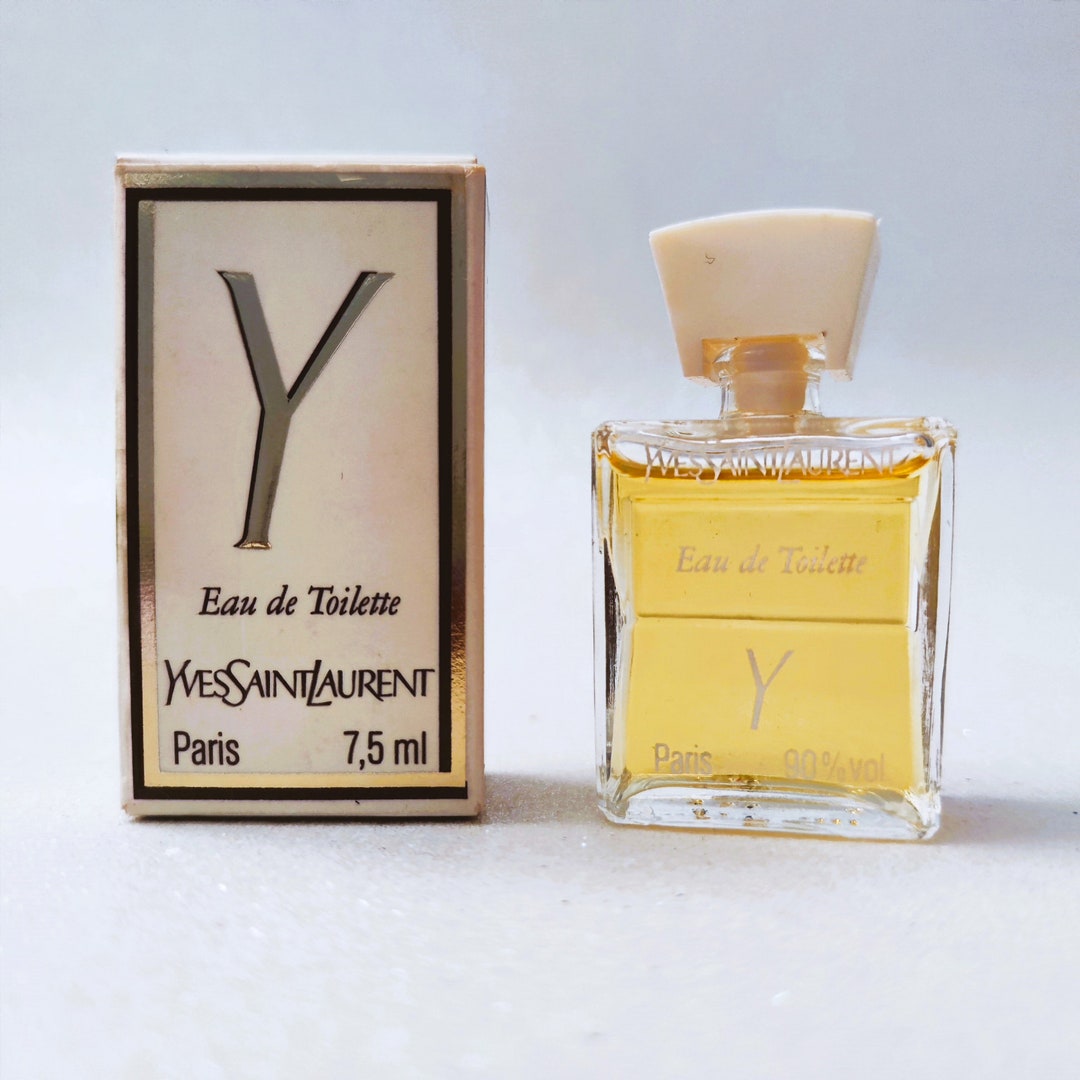 YSL Yves Saint Laurent Y EDT 7.5ml Mini Miniature Perfume New - Etsy