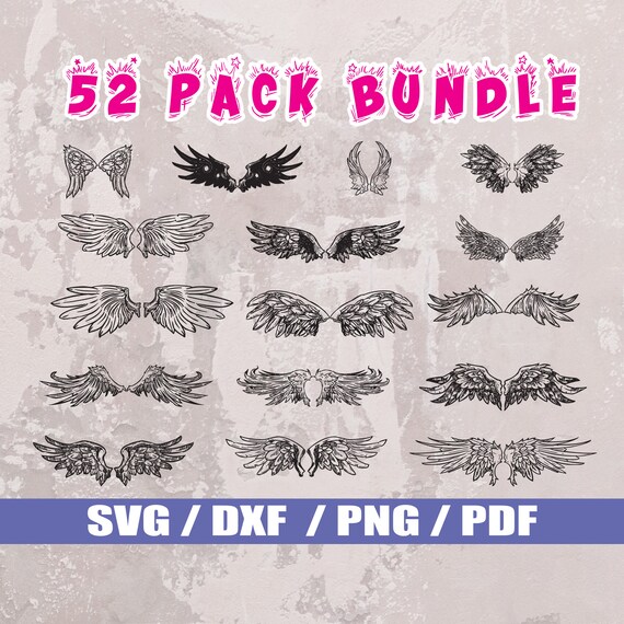 Wings Svg / Angel Wings / Wings Cut File / Wing Svg / Angel - Etsy