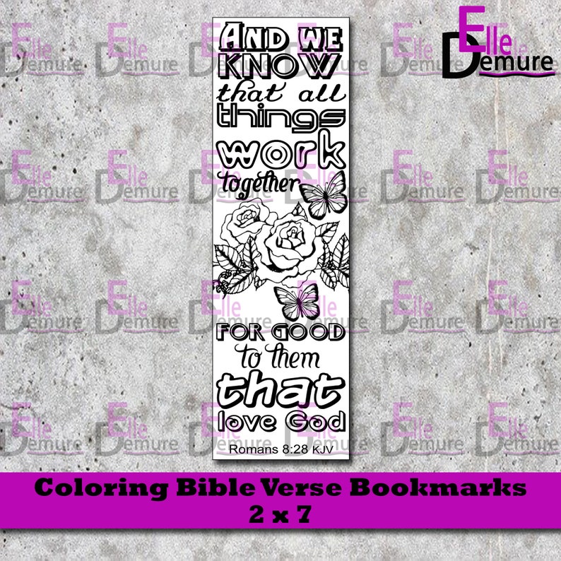 Printable Coloring Bible Verse Bookmarks, Bible Verse Bookmark ...