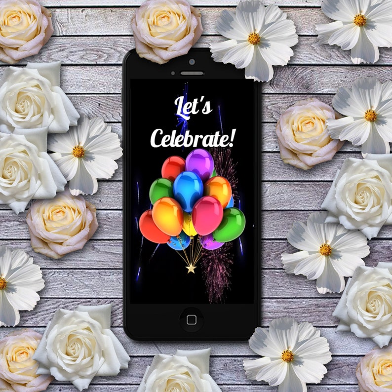 Editable Birthday Party Digital Invitation, Text Invitation, B-day ...