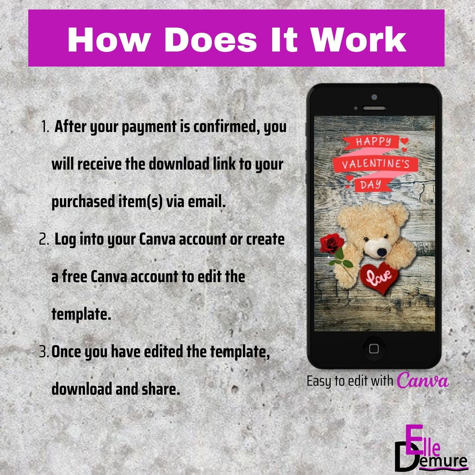 Valentine Video Card Valentine's Day Ecard Electronic - Etsy