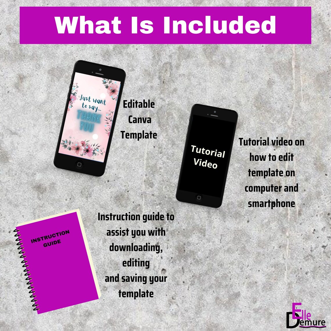 Animated Thank You Card, Electronic Thank You Card Template Editable ...