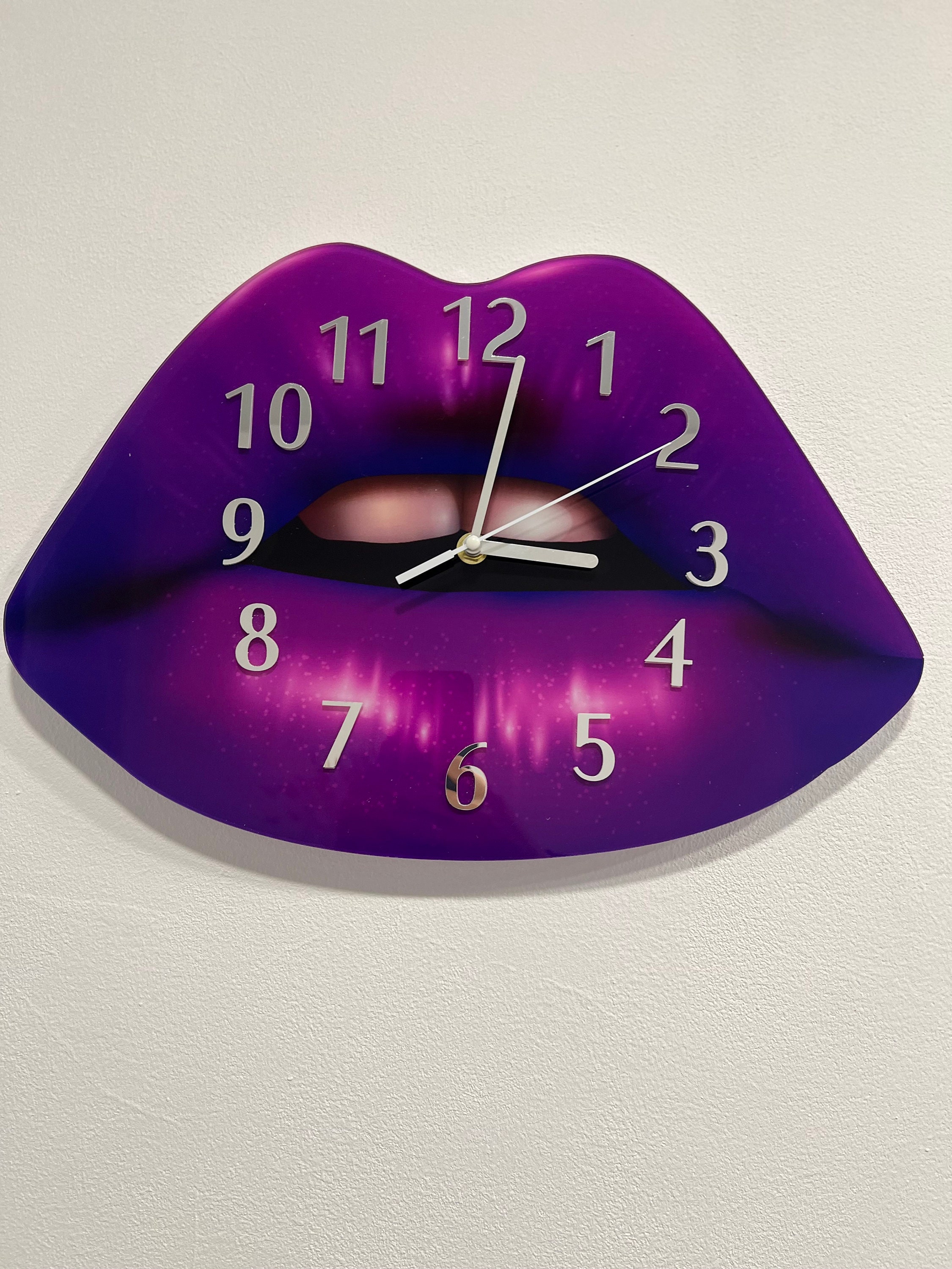 Nail Salon Wall Clock, Aesthetic Wall Decor, Unique Clock for Beauty ...