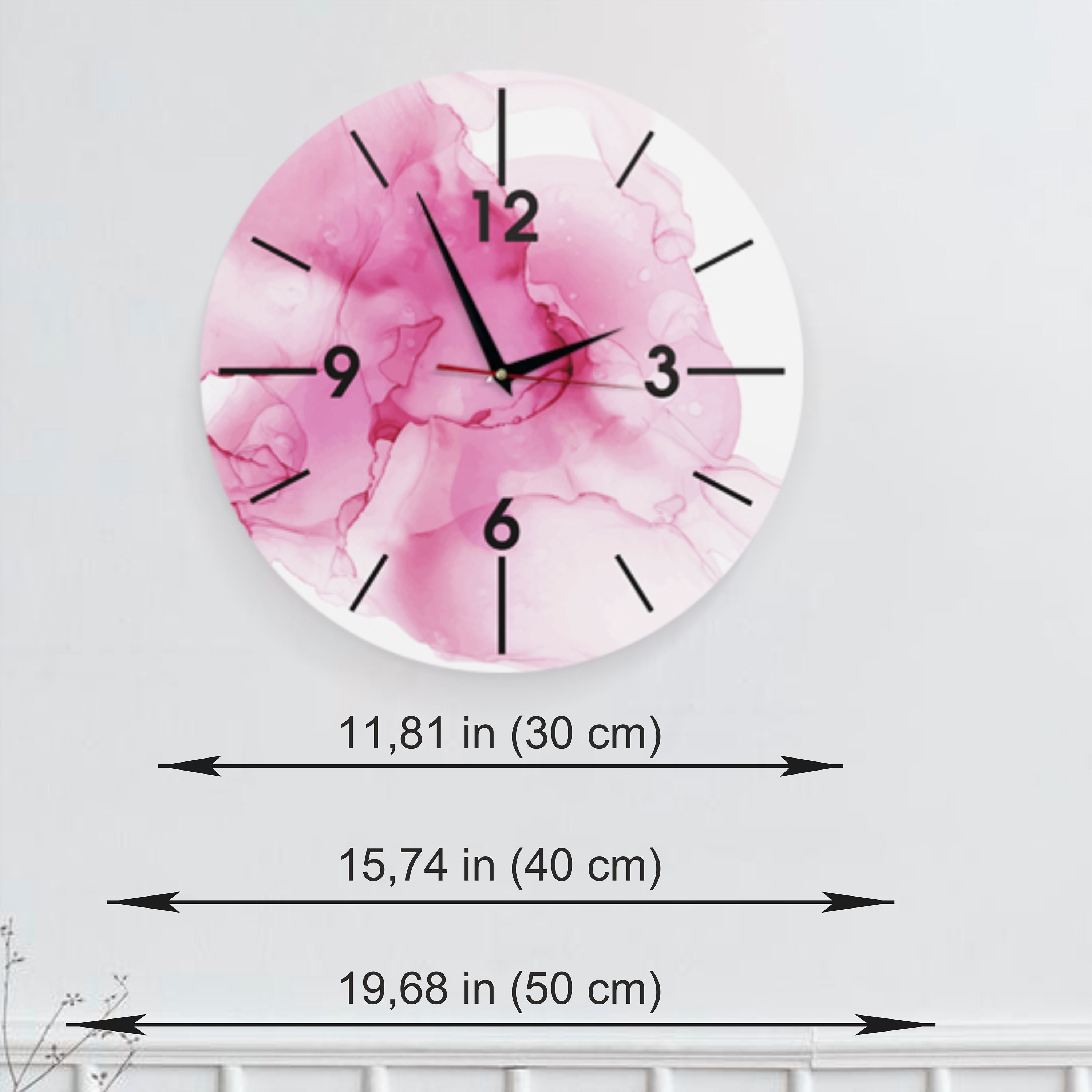 Nail Salon Wall Clock, Aesthetic Wall Decor, Unique Clock for Beauty ...