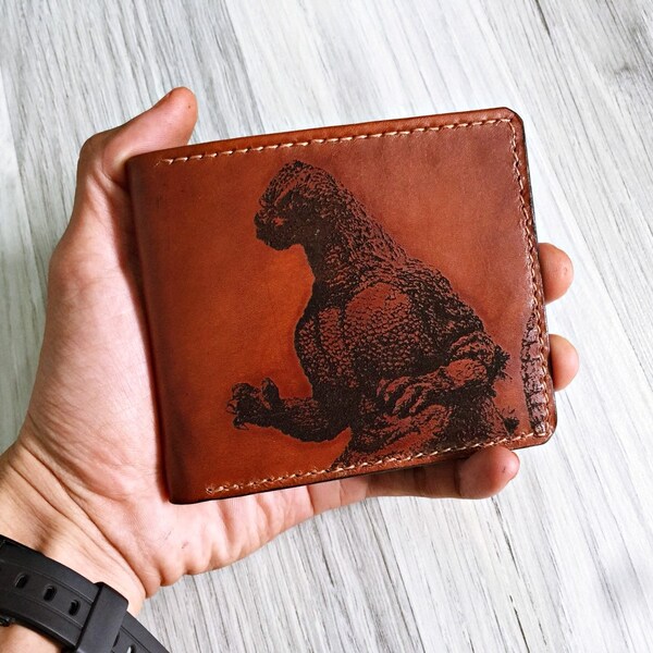 Godzilla Wallet - Etsy