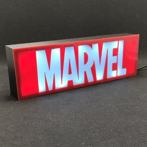 Marvel sign - Etsy