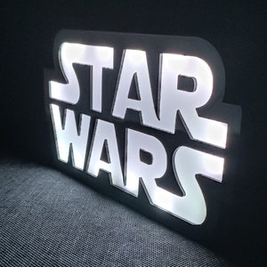 STAR WARS Led Lightbox Sign - Etsy