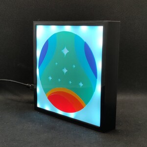 STARFIELD Neon Led Lightbox RGB Gamer Lamp Twitch Streamer Light Setup ...