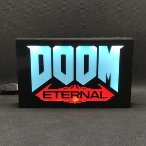 DOOM ETERNAL Led Lightbox Sign - Etsy