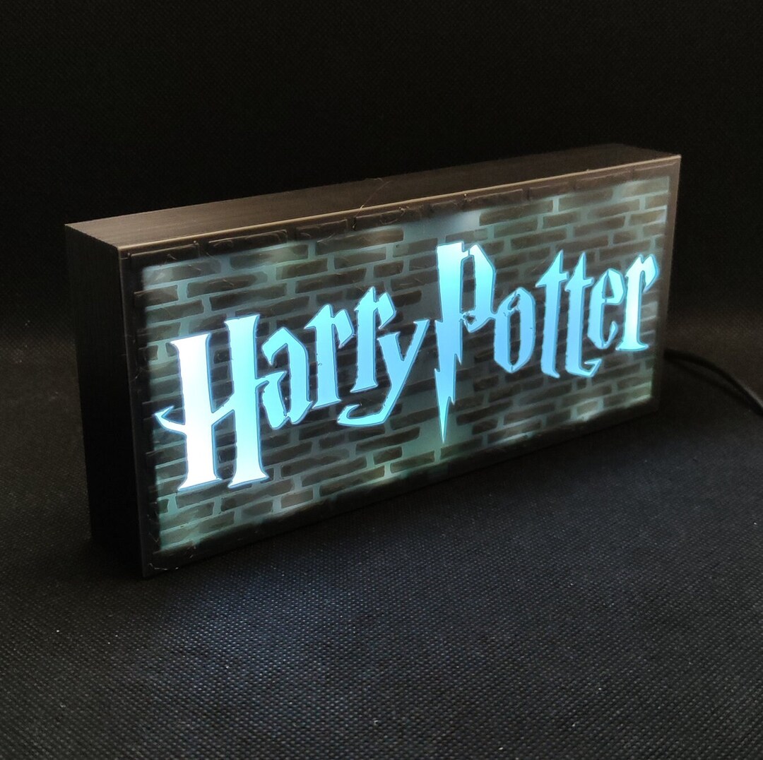 Harry Potter Led Lightbox Sign - Etsy