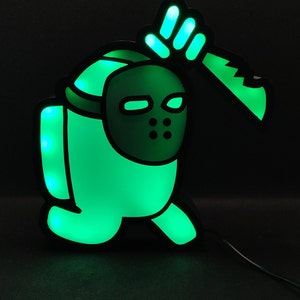 Among Us KILLER Led Lightbox Sign - Etsy