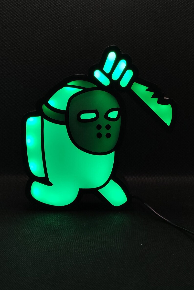 Among Us KILLER Led Lightbox Sign - Etsy