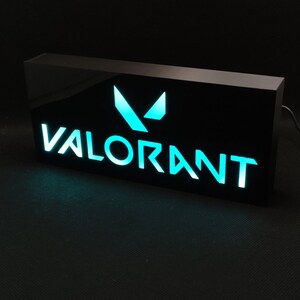 VALORANT Led Lightbox Sign - Etsy
