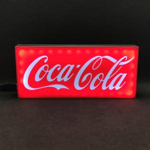 Coca-cola LED Lightbox Sign - Etsy
