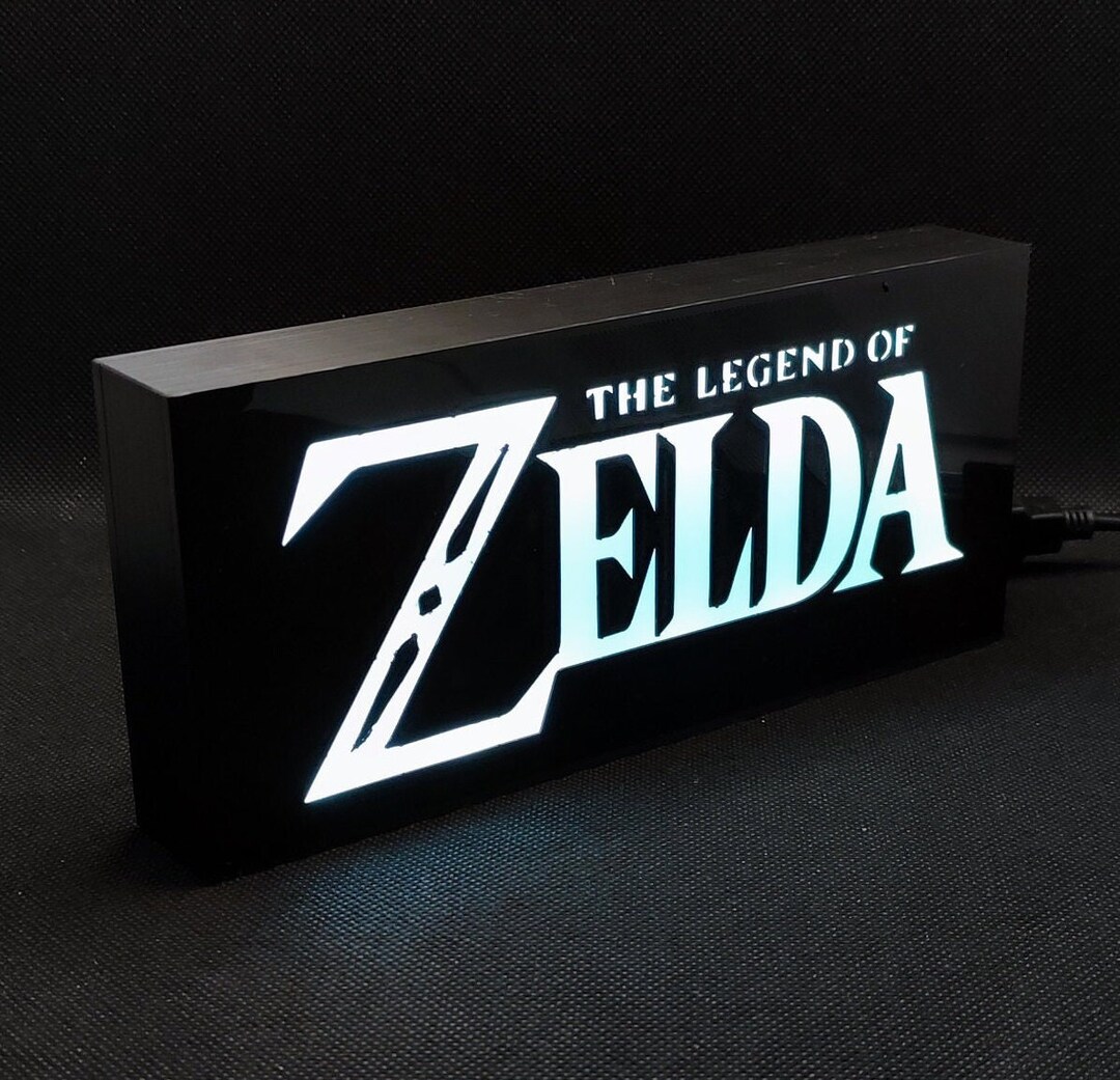 The Legend of ZELDA Led Lightbox RGB Sign Desk Lamp Gaming Lamp Table ...