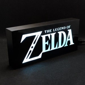 The Legend of ZELDA Led Lightbox RGB Sign Desk Lamp Gaming Lamp Table ...