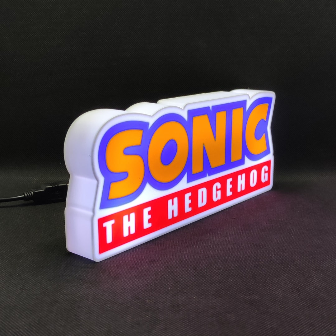 Sonic the Hedgehog Led Lightbox Sign - Etsy Canada