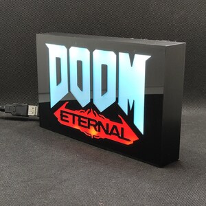 DOOM ETERNAL Led Lightbox Sign - Etsy