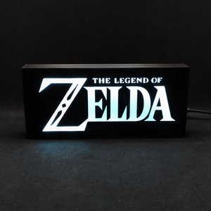 The Legend of ZELDA Led Lightbox RGB Sign Desk Lamp Gaming Lamp Table ...